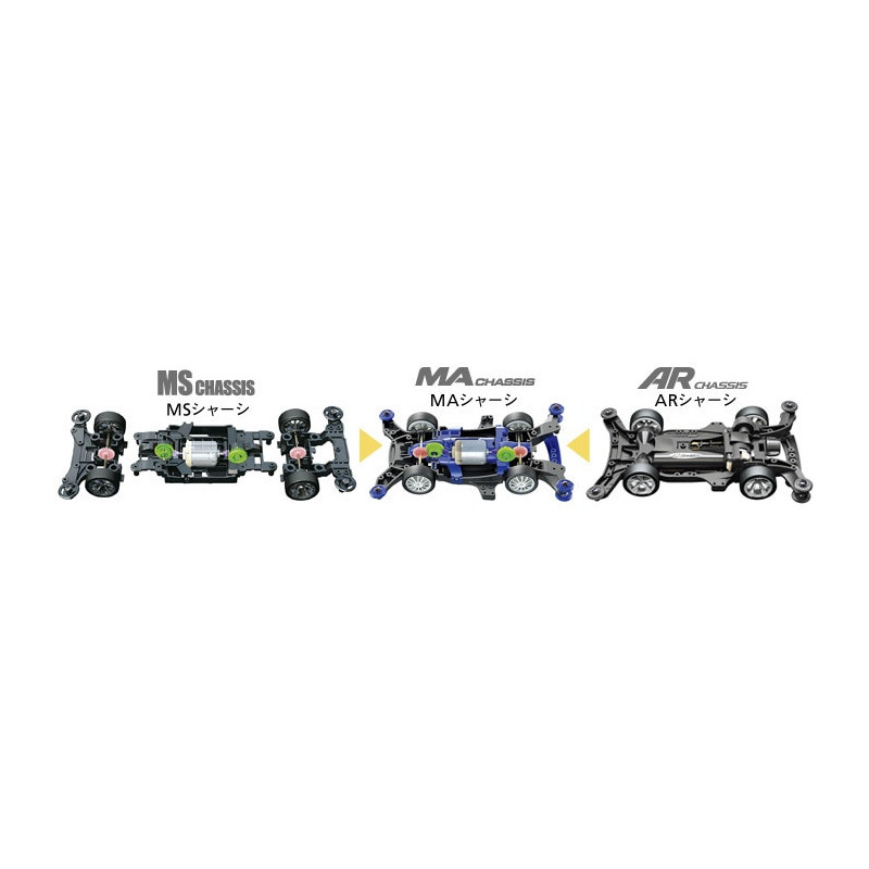Tamiya - HEAT EDGE (MA CHASSIS) (Mini 4WD PRO Series No.36)